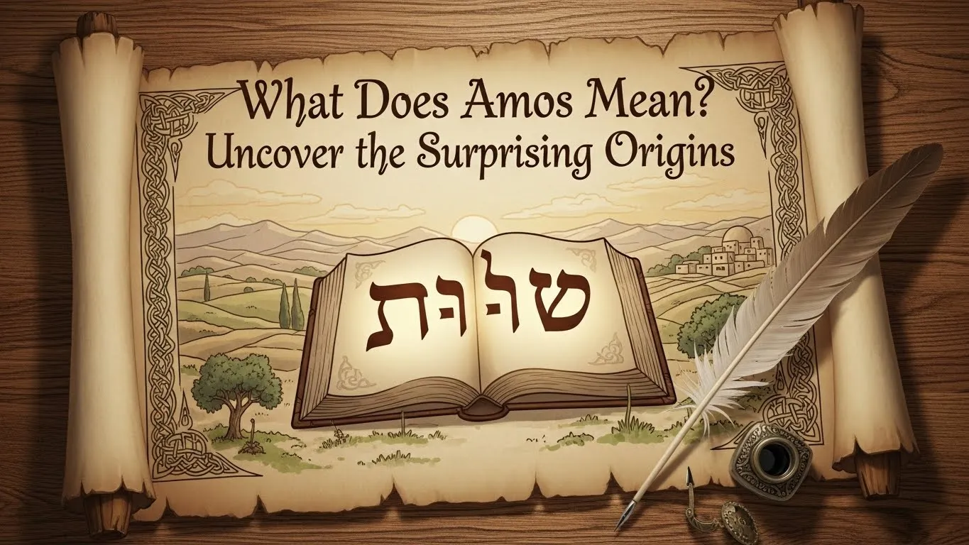 What Does Amos Mean? Uncover the Surprising Origins
