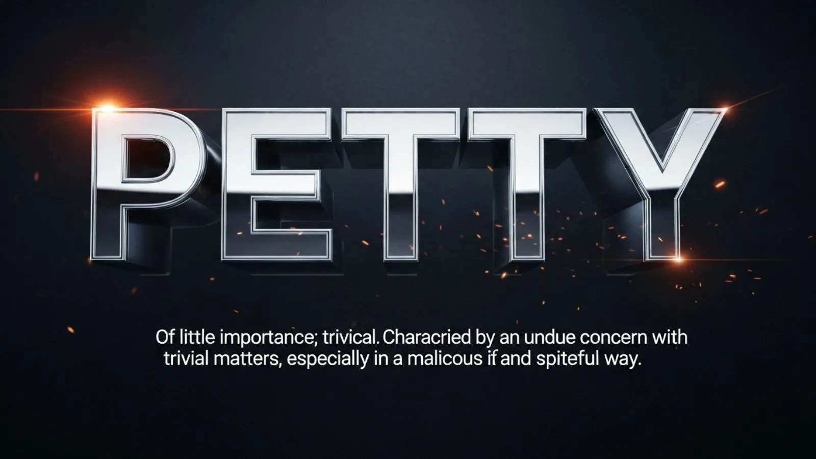 What Does Petty Mean? How to Use It in Everyday Life